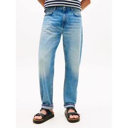 Tommy Hilfiger Herren 5-Pocket-Jeans "REGULAR TAPERED HARLEM", blau, Gr. 36, Denim/Jeans, Obermaterial: 100% Baumwolle, Jeans, Straight Fit Jeans