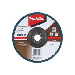 Makita F&auml;cherschleifscheibe 180mm Z120 (D-63856)