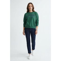Sweatshirt Calvin Klein Jeans, Damen, Gr. XXL (46), enchanted forest, Sweatware, Obermaterial: 100% Baumwolle, unifarben, klassisch normal, Rundhals, eingesetzt Rippb&uuml;ndchen, Sweatshirts Sweatshirt, Regular fit, mit Druck
