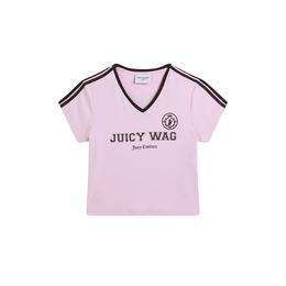 Juicy Couture T-Shirt 'Juicy Wag' Damen Gr&ouml;&szlig;e XS rosa / schwarz