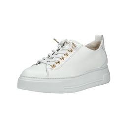 Paul Green Damen Sneaker "Paul Green Sneaker Glattleder", Gr. 40,5, wei&szlig;, Glattleder, Schuhe