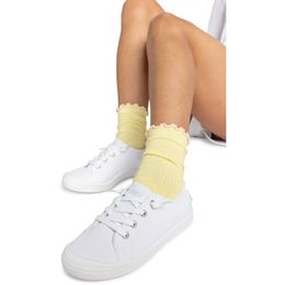 Roxy Damen Sneaker "Bayshore Plus", Gr. 8,5, wei&szlig;, Obermaterial: 98, 95% Baumwolle / 1, 05% Metall, Futter: 100% Textil, Laufsohle: 100% TPR., Schuhe