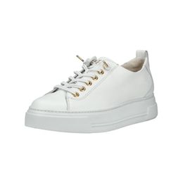 Paul Green Damen Sneaker "Paul Green Sneaker Glattleder", Gr. 42, wei&szlig;, Glattleder, Schuhe