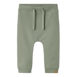 name it M&auml;dchen Sweathose "NBNTAKKI f&uuml;r M&auml;dchen und Jungen mit Kordelzug", Gr. 62, gr&uuml;n, Sweatware, Obermaterial: 95% Baumwolle, 5% Elasthan,