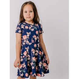 Walkiddy Kleid 'Walkiddy - Fairies and Flowers Flared Dress' M&auml;dchen Gr&ouml;&szlig;e 110 navy
