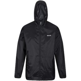 Funktionsjacke Regatta "Pack It III", Herren, Gr. M, schwarz, Obermaterial: 100% Polyamid PA., Jacken Funktionsjacke