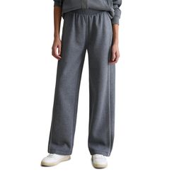 Marc O'Polo Damen Chinohose "aus Organic Cotton-Mix"asphalt melange, Gr. XL, MARC O'POLO DENIM, unifarben, Sweatware, Obermaterial: 70% Baumwolle, 30% Polyester,