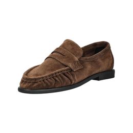 Pavement Damen Slipper "Pavement Slipper Veloursleder", Gr. 40, braun, Veloursleder, Schuhe