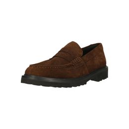 Slipper Clarks "Berwick", Herren, Gr. 43, dunkelbraun, schwarz, Schuhe Slipper, mit EXTRALIGHT-Sohle
