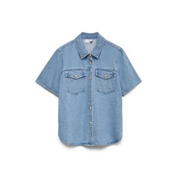 V&eacute;ro Moda Vero Moda Bluse 'VMSigga' Damen Gr&ouml;&szlig;e XS blue denim
