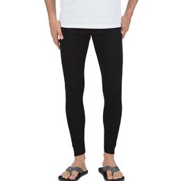 TRIGEMA Herren Leggings "TRIGEMA Leggings aus Baumwolle/Elastan", schwarz, Basic, Gr. XXL, Feinripp, 95% Baumwolle, 5% Elastan, Hosen