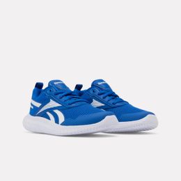 Laufschuh Reebok "RUSH RUNNER 5", Kinder, Gr. 34,5, vectorblau, vectorblau, wei&szlig;, Synthetik, Textil, Schuhe Laufschuh, f&uuml;r Kinder & Jugendliche