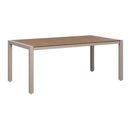 Ambia Garden Gartentisch, Teak, Holz, Metall, Akazie, massiv, rechteckig, eckig, 252x100x188.5 cm, Gartenm&ouml;bel, Gartentische, Gartentische