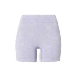 4F Sportshorts Damen Gr&ouml;&szlig;e M/L pastelllila / wei&szlig;