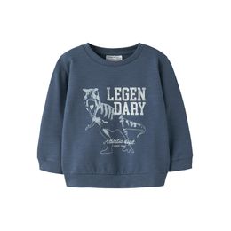 name it Sweatshirt Jungen Gr&ouml;&szlig;e 122/128 navy / wei&szlig;