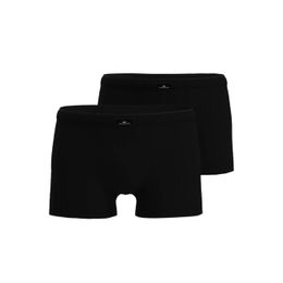 G&ouml;tzburg G&Ouml;TZBURG Herren Retro Pants "X-Lastic", Gr. 6schwarz, dunkel, uni, Single Jersey, Obermaterial: 95% Baumwolle, 5% Elasthan, Unterhosen, eng, kurz,