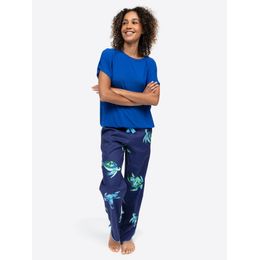 Cyberjammies Pyjamahose 'Ashley' Damen Gr&ouml;&szlig;e XXXL blau / navy Winterkleid
