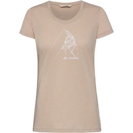 Vaude Lomasona Funktionsshirt Damen - Gr&ouml;&szlig;e 42 - beige