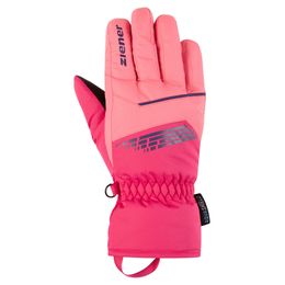 Ziener M&auml;dchen Skihandschuhe "LAVIVI-Z AQUASHIELD JUNIOR", rosa, Gr. 5,5, Polyester, Handschuhe, warm, wasserdicht, winddicht, atmungsaktiv