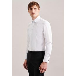 Seidensticker Herren Smokinghemd "Schwarze Rose", wei&szlig;, Gr. 46, unifarben, 100% Baumwolle, Hemden, Gala Uni