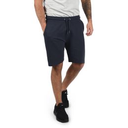 Shorts Blend "BHSvenni", Herren, Gr. M, US-Gr&ouml;&szlig;en, blau (navy), Sweatware, 60% Baumwolle, 40% Polyester, unifarben, regular fit kurz, Hosen Shorts, Kurze Hose mit Piqu&eacute;-Struktur