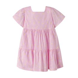 name it Kleid 'NMFFelia' M&auml;dchen Gr&ouml;&szlig;e 92 gelb / hellgr&uuml;n / rosa
