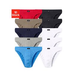H.I.S. H.I.S Herren Slip "Herren Minislip", Gr. 6, bunt, Jersey, Obermaterial: 95% Baumwolle, 5% Elasthan, unifarben, Unterhosen, in Baumwoll-Mix