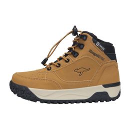 Kangaroos M&auml;dchen Schn&uuml;rboots "K-NB SAULT RV", Gr. 31tan, jet schwarz, Synthetik, Textil, Schuhe, Winterschuhe, Winterboots, Schn&uuml;rstiefel,