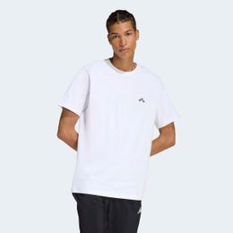 Herren T-Shirt "M S SLIDE TR T", wei&szlig;, Gr. XXL, adidas Sportswear, Obermaterial: 100% Baumwolle, Shirts