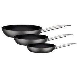 Pfannen-Set GSW "Avanti", grau (schwarz, edelstahlfarben), &Oslash;:28cm, Pfannen, Induktion