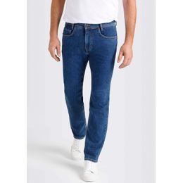Straight-Jeans MAC "Arne", Herren, Gr. 33, L&auml;nge 30, blau (blau light used), Denim/Jeans, Obermaterial: 97% Baumwolle, 3% Elasthan, gerade, Jeans Straight-Jeans, in gepflegter Optik, mit Stretch