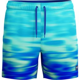 Speedo Print Redondo Edge Volley 16" Badehose Herren - Gr&ouml;&szlig;e S - blau