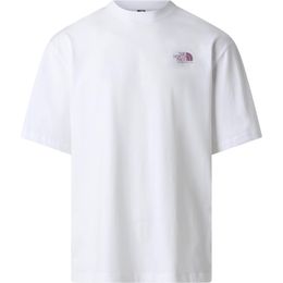 The North Face PLANT FLORA T-Shirt Herren - Gr&ouml;&szlig;e L - wei&szlig;