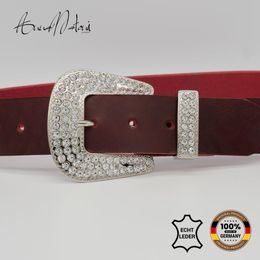 AnnaMatoni Damen Lederg&uuml;rtel "AnnaMatoni Lederg&uuml;rtel Klia Lederg&uuml;rtel Klia", rot, Gr. 100, 100% Leder, G&uuml;rtel