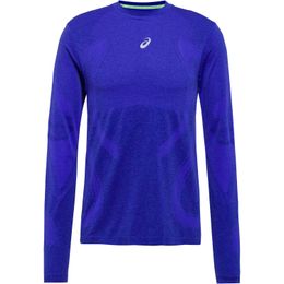 asics ROAD SEAMLESS Funktionsshirt Herren - Gr&ouml;&szlig;e S - blau