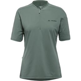Vaude Wo Qimsa Pro HZ Shirt Funktionsshirt Damen - Gr&ouml;&szlig;e 42 - gr&uuml;n