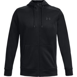 Under Armour Fleece Trainingsjacke Herren - Gr&ouml;&szlig;e S - schwarz