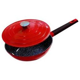 Wok King "Shine Red", rot, &Oslash;:28cm, Pfannen, Wok, &Oslash; 28 cm, Induktion