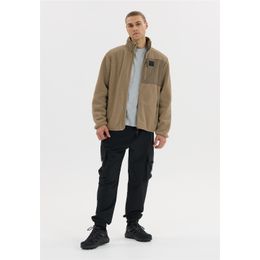 WHISTLER Herren Fleecejacke "Makaley"braun, Gr. XL, unifarben, 100% Polyester, Jacken, in atmungsaktiver Qualit&auml;t