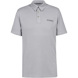 Columbia Nelson Point Poloshirt Herren - Gr&ouml;&szlig;e M - grau