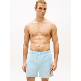 Tommy Hilfiger Badeshorts Herren Gr&ouml;&szlig;e XL hellblau / safran