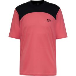 Oakley FREE RIDE Funktionsshirt Herren - Gr&ouml;&szlig;e L - rosa
