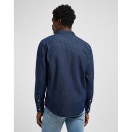 Lee Herren Jeanshemd "REGULAR WESTERN", blau, Gr. XL, Denim/Jeans, Obermaterial: 100% Baumwolle, Hemden