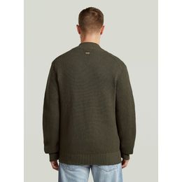 G-Star Raw G-STAR Herren Cardigan "Honey Comb Structure Cardigan", gr&uuml;n, Gr. L, Obermaterial: 100% Baumwolle, Strickjacken