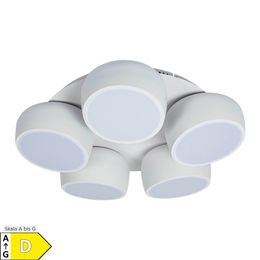 N&auml;ve N&auml;ve 5er LED / CCT Deckenleuchte "ELIORA" &Oslash;: 60cm