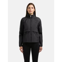Khujo Damen Windbreaker "Olia", schwarz, Gr. M, Obermaterial: 100% Polyester. Innenfutter: 100% Nylon, Jacken, &Uuml;bergangsjacke mit im Kragen