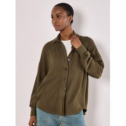 Apricot Strickjacke Damen Gr&ouml;&szlig;e L khaki