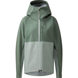 Hagl&ouml;fs Hagl&ouml;fs Front Proof II Hardshelljacke Damen - Gr&ouml;&szlig;e XL - gr&uuml;n