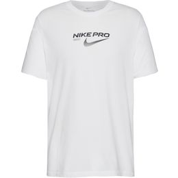 Nike PRO Funktionsshirt Herren - Gr&ouml;&szlig;e XXL - wei&szlig;