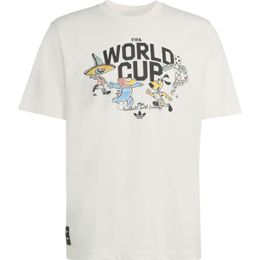 Adidas WM 2026 Mascot All T-Shirt Herren - Gr&ouml;&szlig;e M - wei&szlig;